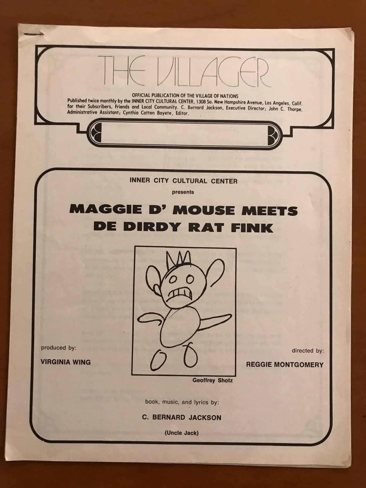 MAGGIE THE MOUSE at Inner City Cultural Center – Virginia Wing